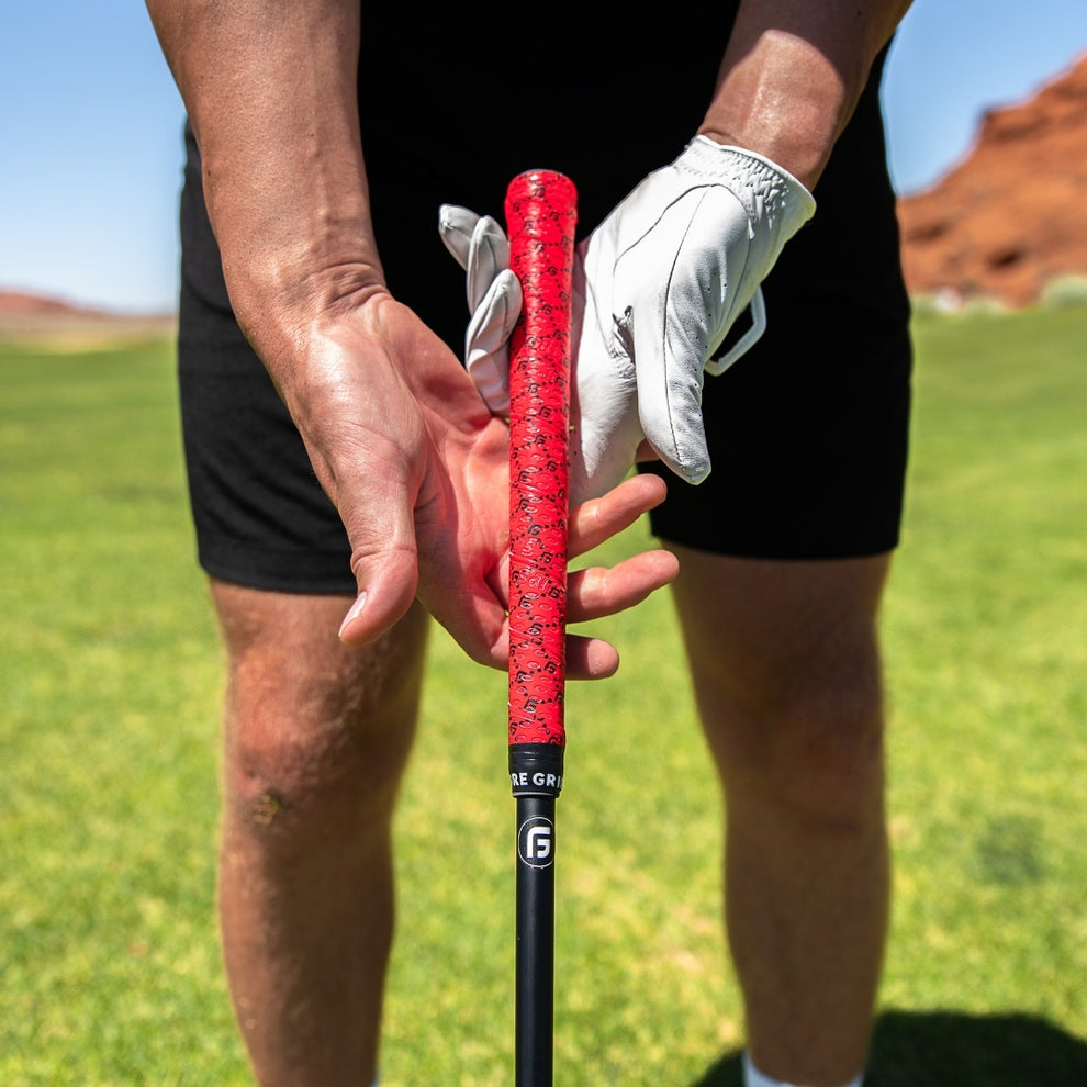 Golf's #1 Grip Wrap - Red FG Print – FORE GRIPS
