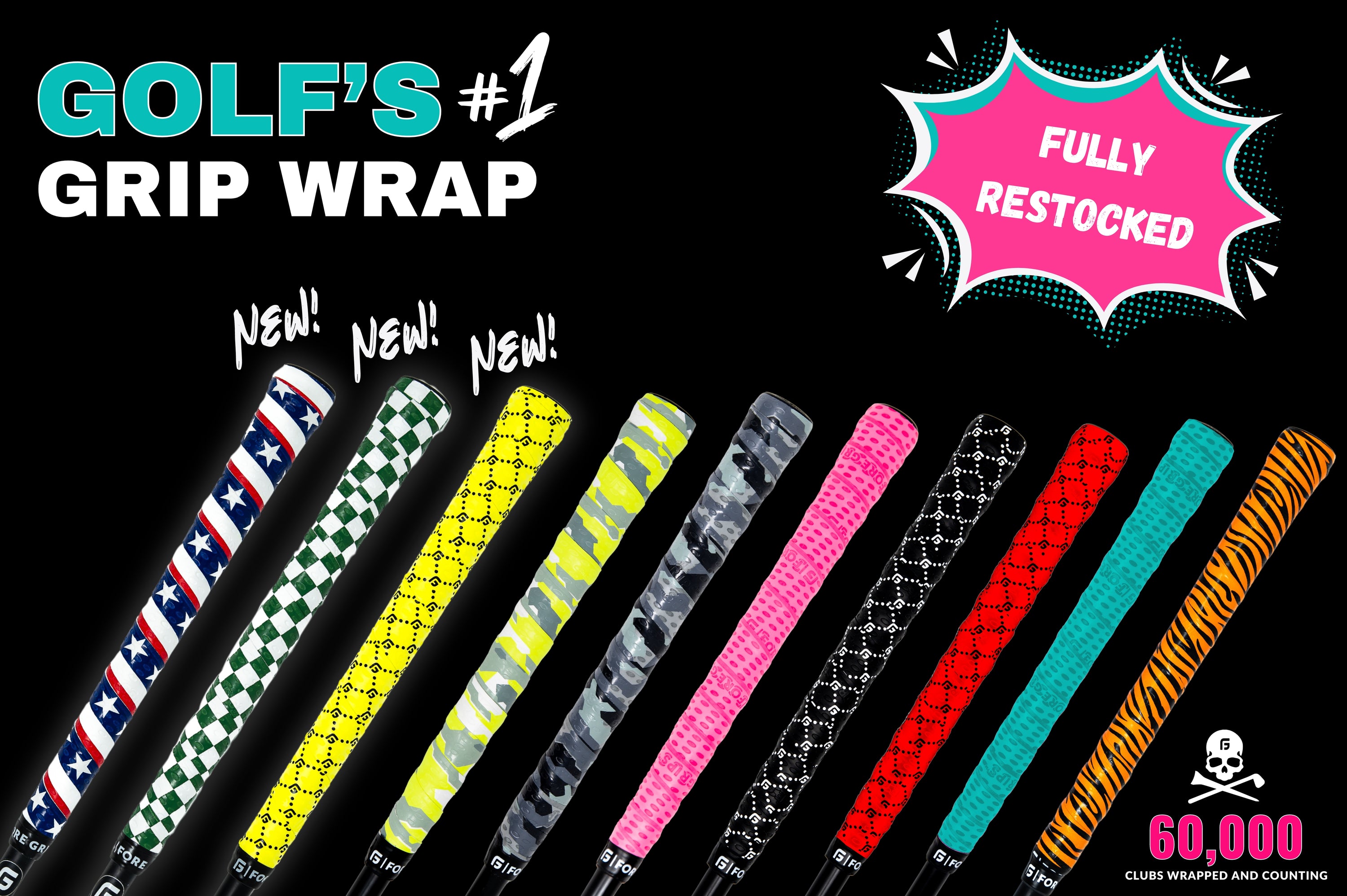 FOREGRIPS - Premium Golf Grip Wraps – FORE GRIPS